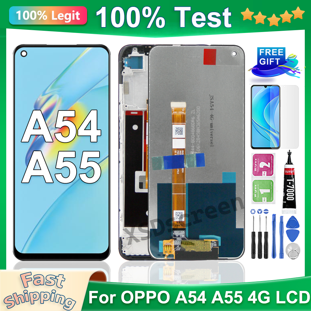 For OPPO A54 A55 4G LCD Display Touch Screen CPH2239 CPH2325 Digitizer ...