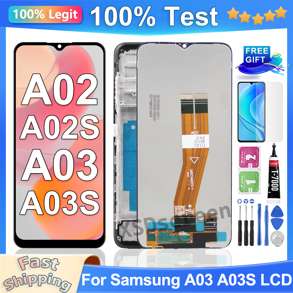 For Samsung Galaxy A02S A03 A03S LCD Display Touch Screen SM-A037F/DS ...