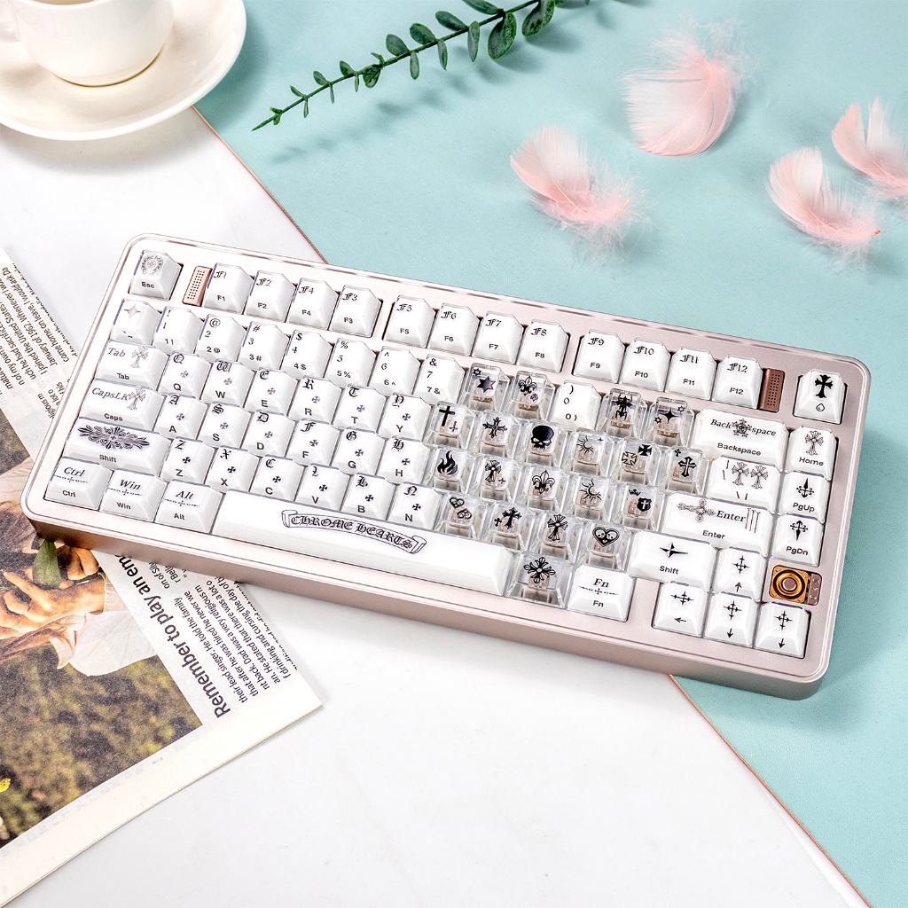Chrome Hearts Keycaps Fancy Text Generator Gothic style Jelly Crystal ...