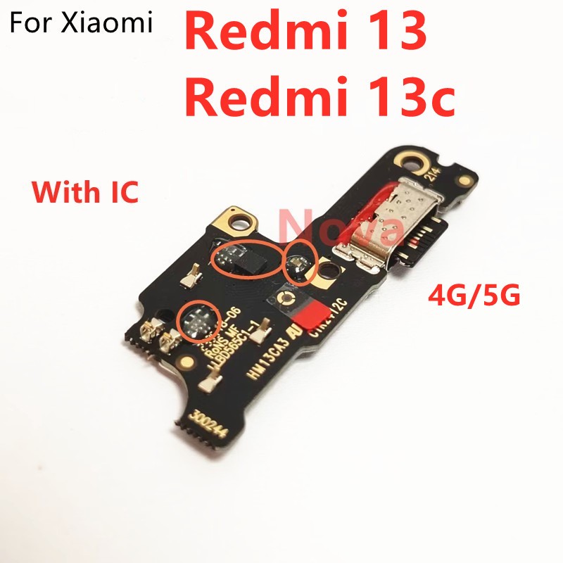 Fast Charging Board for Xiaomi Redmi 13C 5G 4G 13 USB Charger With IC ...