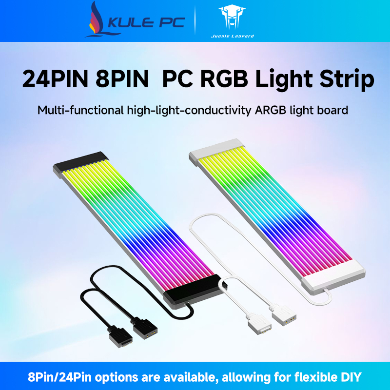 Jungle Leopard ARGB Light Strip Neon Extension Cable for PSU/GPU 5V ...