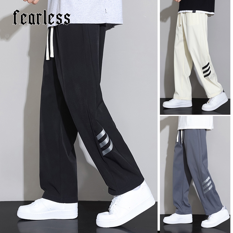 FEARLESS Men's Drawstring Athletic PANT korean style Wide leg pant ...