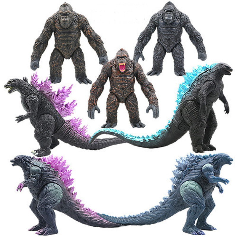 17 Style Godzilla Model Figma Soft Glue Movable Joints Action Figures ...