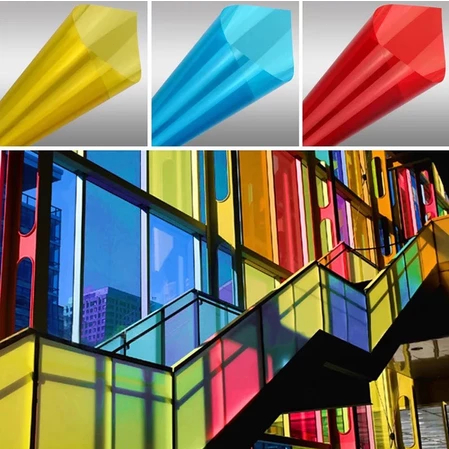 Clear Window Film Iridescent Window Dichroic Film Decorative Glass ...