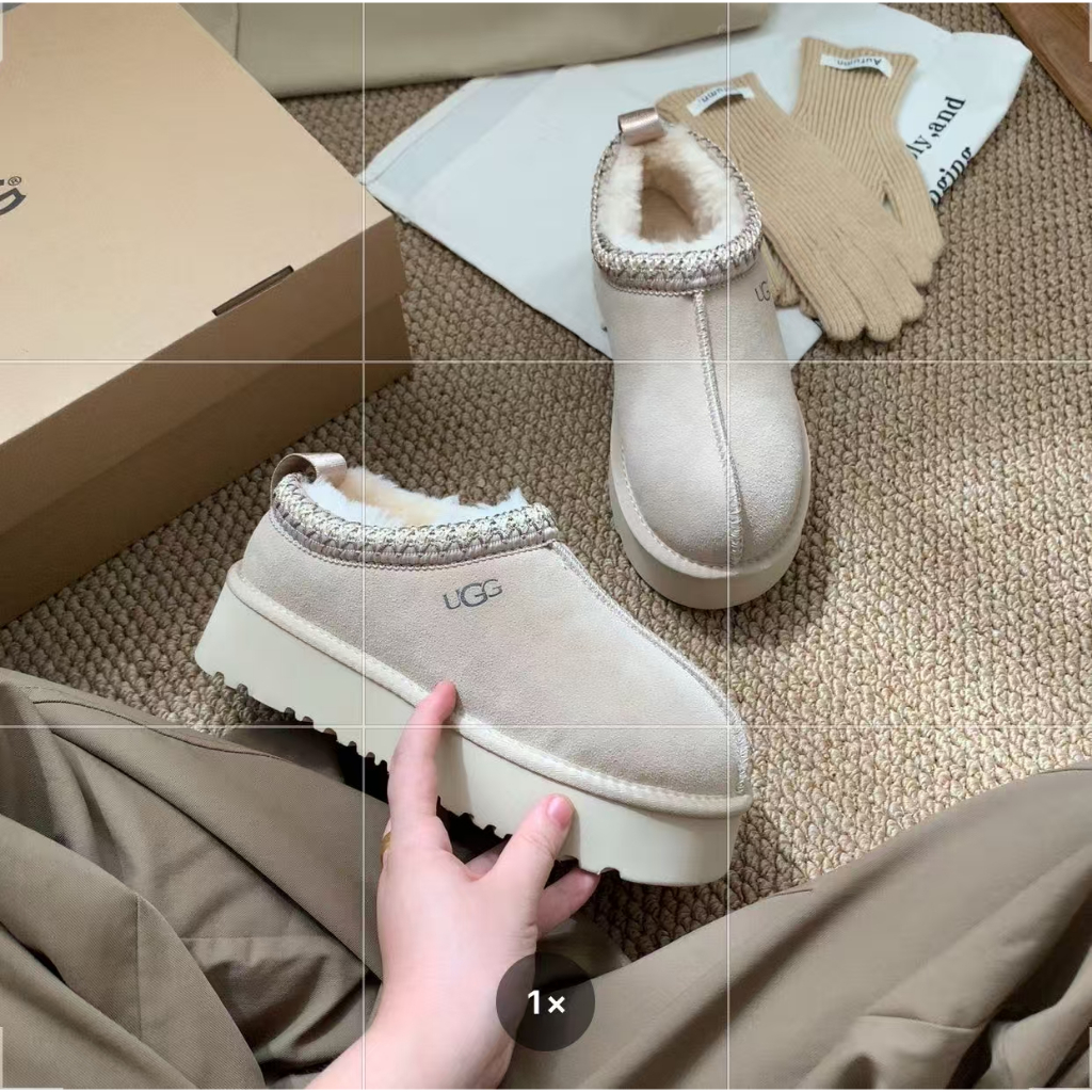 2025 New Style UGG Fur Integrated Thickened Warm Anti-slip Boots ...