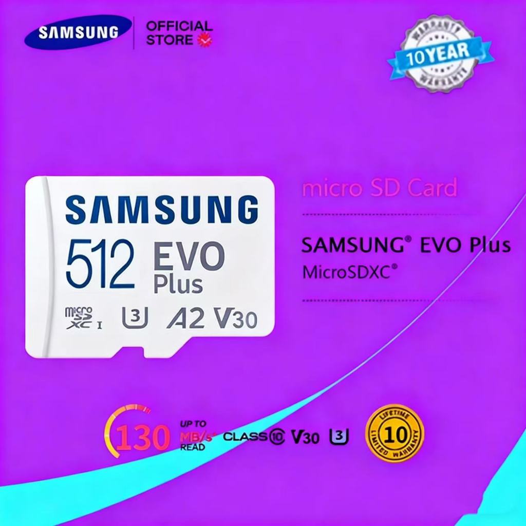 Samsung PRO EVO Micro SD Memory Card 8 16 32 64 128 GB 256 512 1TB ...