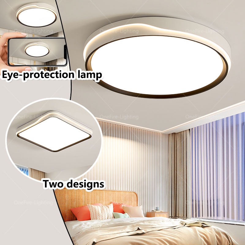 Eng_Lighting Minimalist Ceiling Light, Bedroom Light, Simple Modern ...