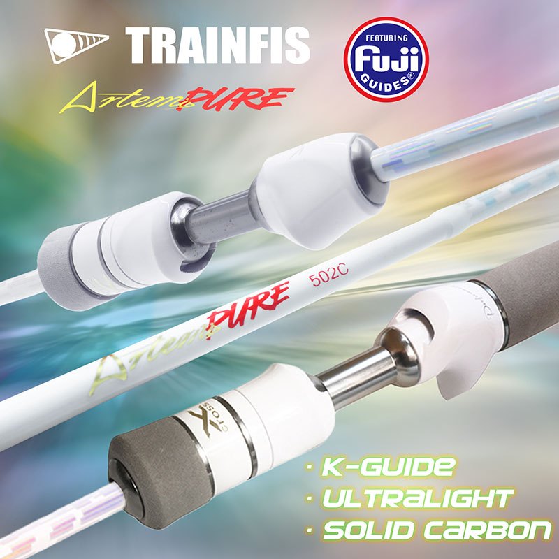 【TRAINFIS】 FUJI Artemis Pure UL Fishing Rod 1.5m/1.68m/1.8m/1.98m/2.1M ...