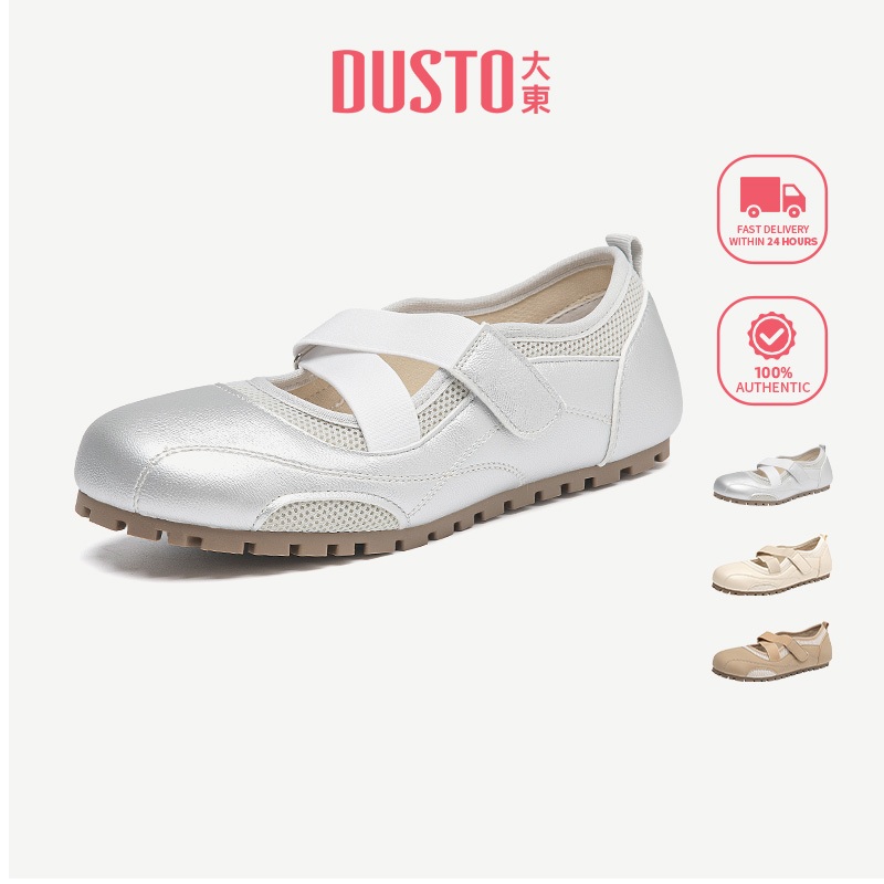 DUSTO Women Flat Sandals Heel Height 0.8cm Comfortable Sole DW25Q0616A ...
