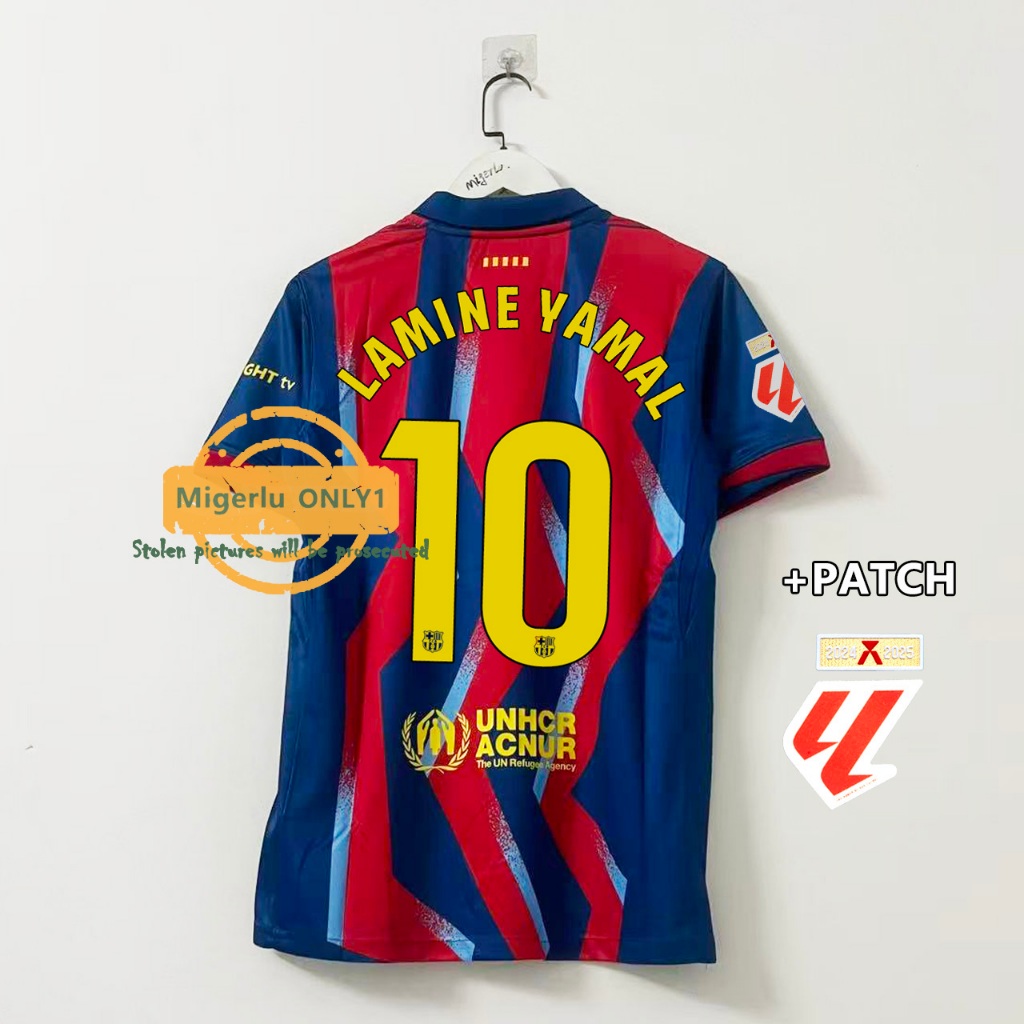 25/26 FC Barcelona 4th fans edition football jersey S-4XL | Shopee ...