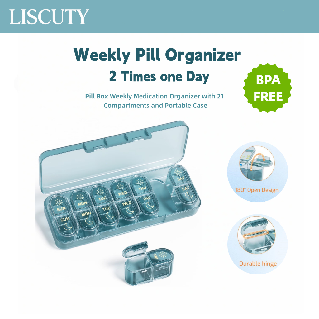 【Diverse】Portable Travel Pill Box,weekly&Monthly Organizer,7/14/21/28 ...