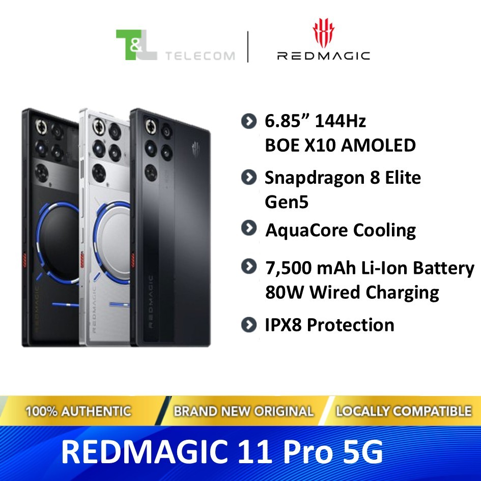 Nubia Red Magic 11 Pro 5G Dual SIM [Global ROM] Gaming Smartphone ...
