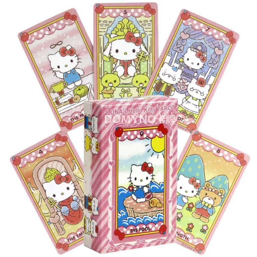 [Recommended Novice] Hello kitty Tarot English Board Game Card Game ...