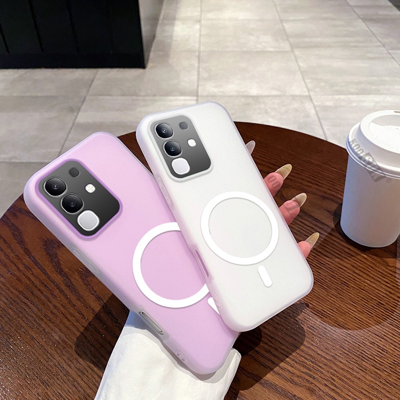 Hot Case For Realme C85 15X RMX5253 2in1 Magnetic Ring Color Matte ...