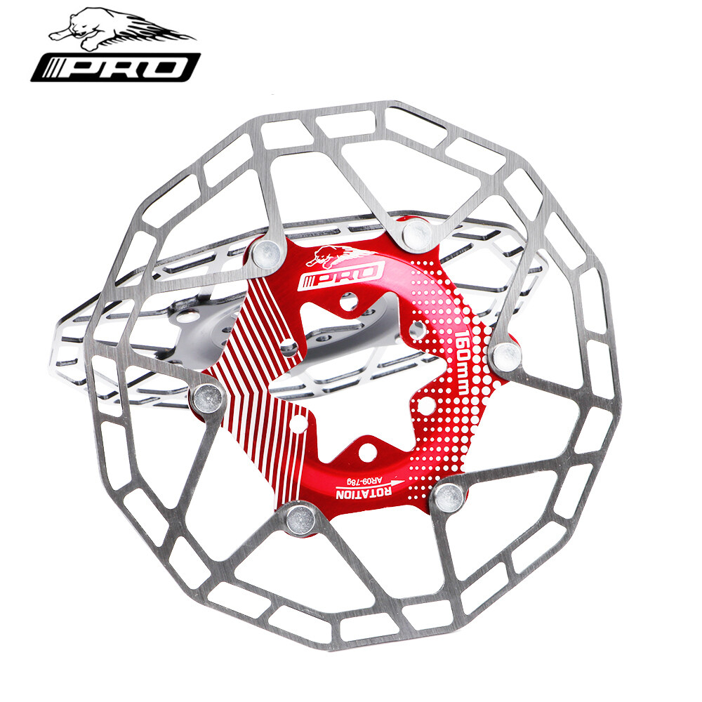 Meroca Ultralight Floating Brake Rotor 160mm - 6-Bolt Disc Brake Rotor ...