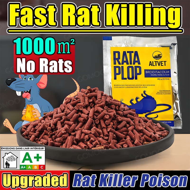 GOMOO Rat Poison Powder 20PCS Rat Killer Poison RODENTICIDE Fast Acting ...