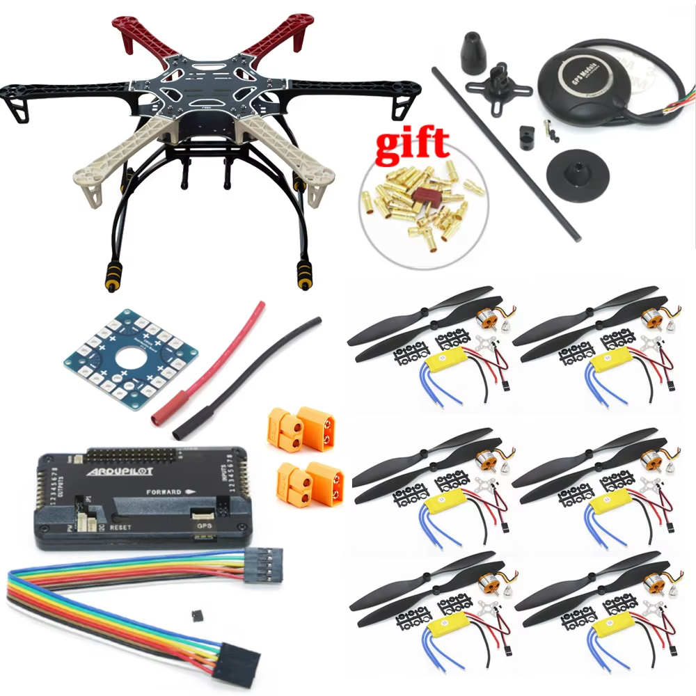 F550 Hexacopter Frame With Landing Gear kit w/ APM2.8 Flight control 7M ...