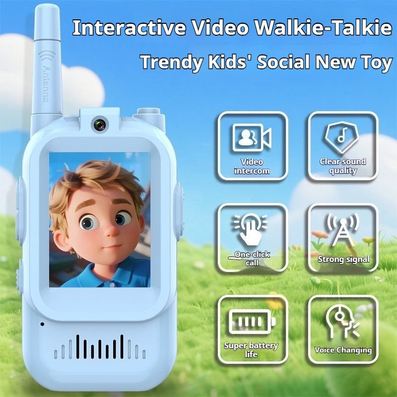 2026 New Children's Video Intercom walkie-talkie for boys And Girls ...