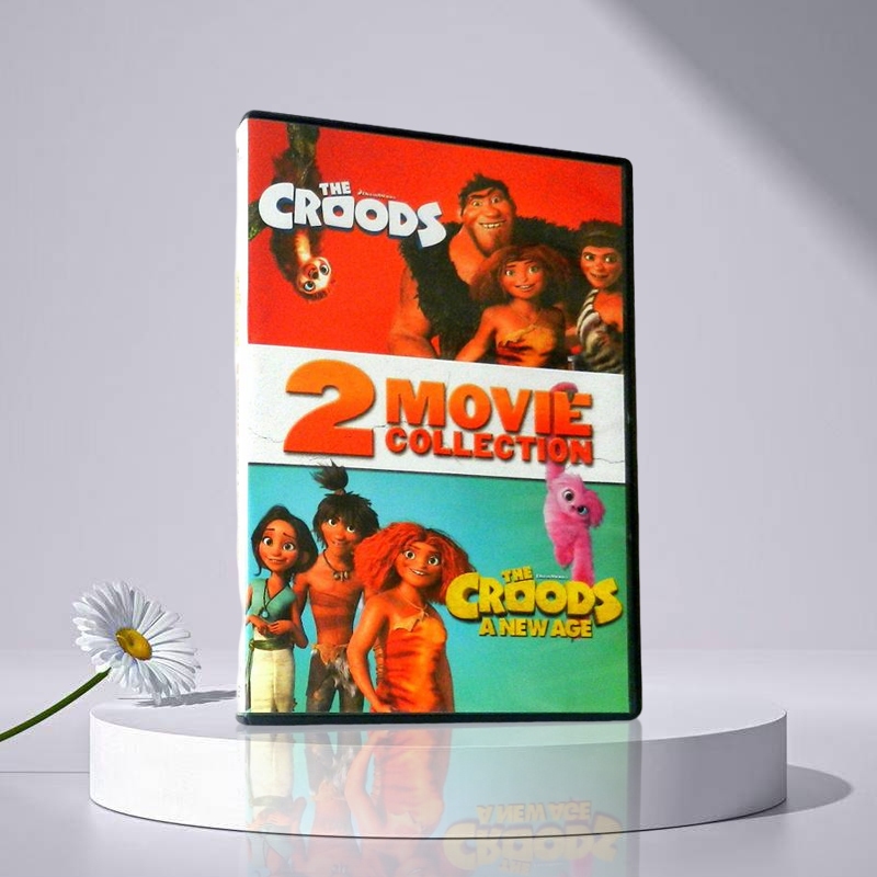 The Croods 1-2 DVD Collection HD Original Animated Movie 2DVD Set ...