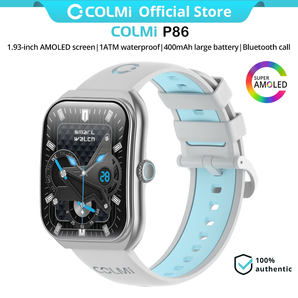 COLMI Curved screen smartwatch 1.83-inch AMOLED screen Always-on ...