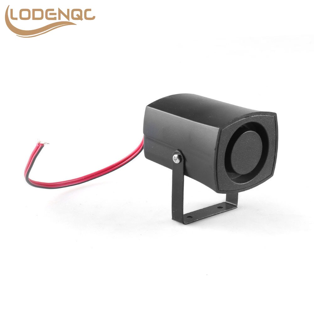12V 100dB Car Warning Siren Sound Signal Backup Alarm Horn Beep Reverse ...