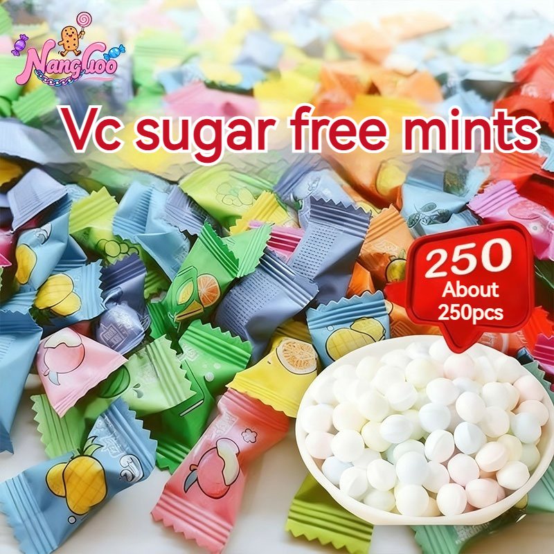 Nan Guo【about 250 pcs】Oral aroma Mint Candy Sugar Freemints,Dating ...