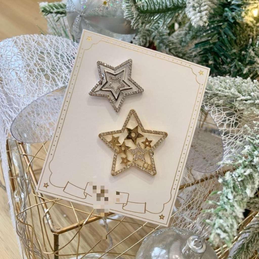 Two-Piece Set Christmas Limited Star Hair Clip | Shopee Philippines
