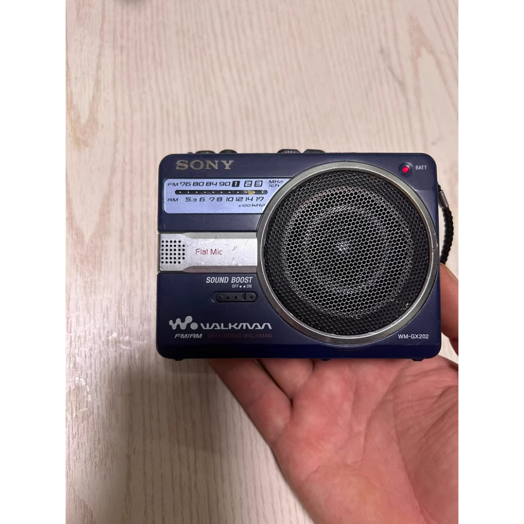Sony Walkman Blue Portable Cassette Player WM-GX202 with Built-in ...