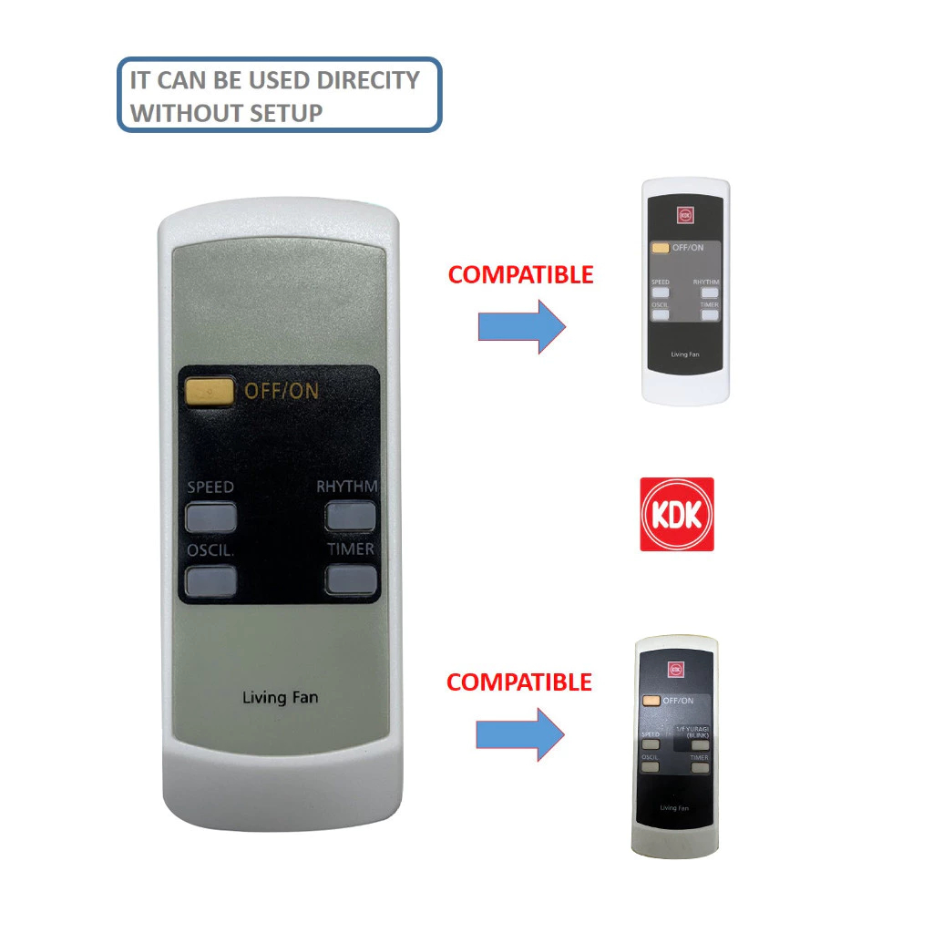 Suitable for KDK Panasonic fan remote control type options wall mounted ...
