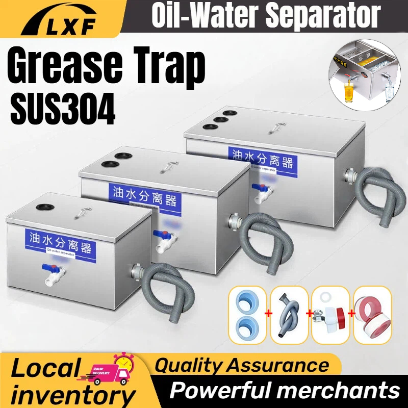 304 stainless steel Oil Water Separator Kitchen and Dining Room Grease ...