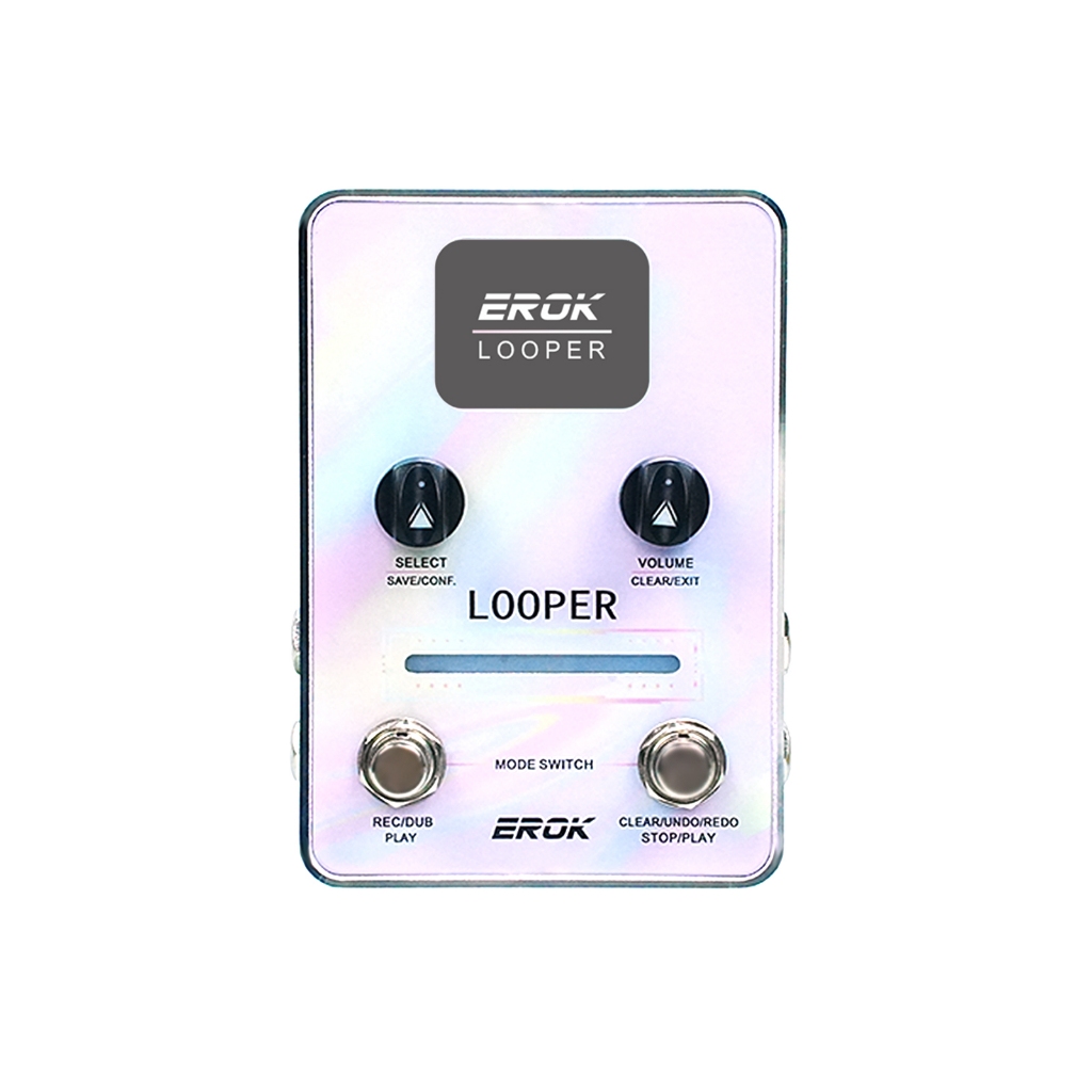 (PH 24H Shipping) EROK XS 02 Looper Pedal 40 Slots Total 160 Mins ...