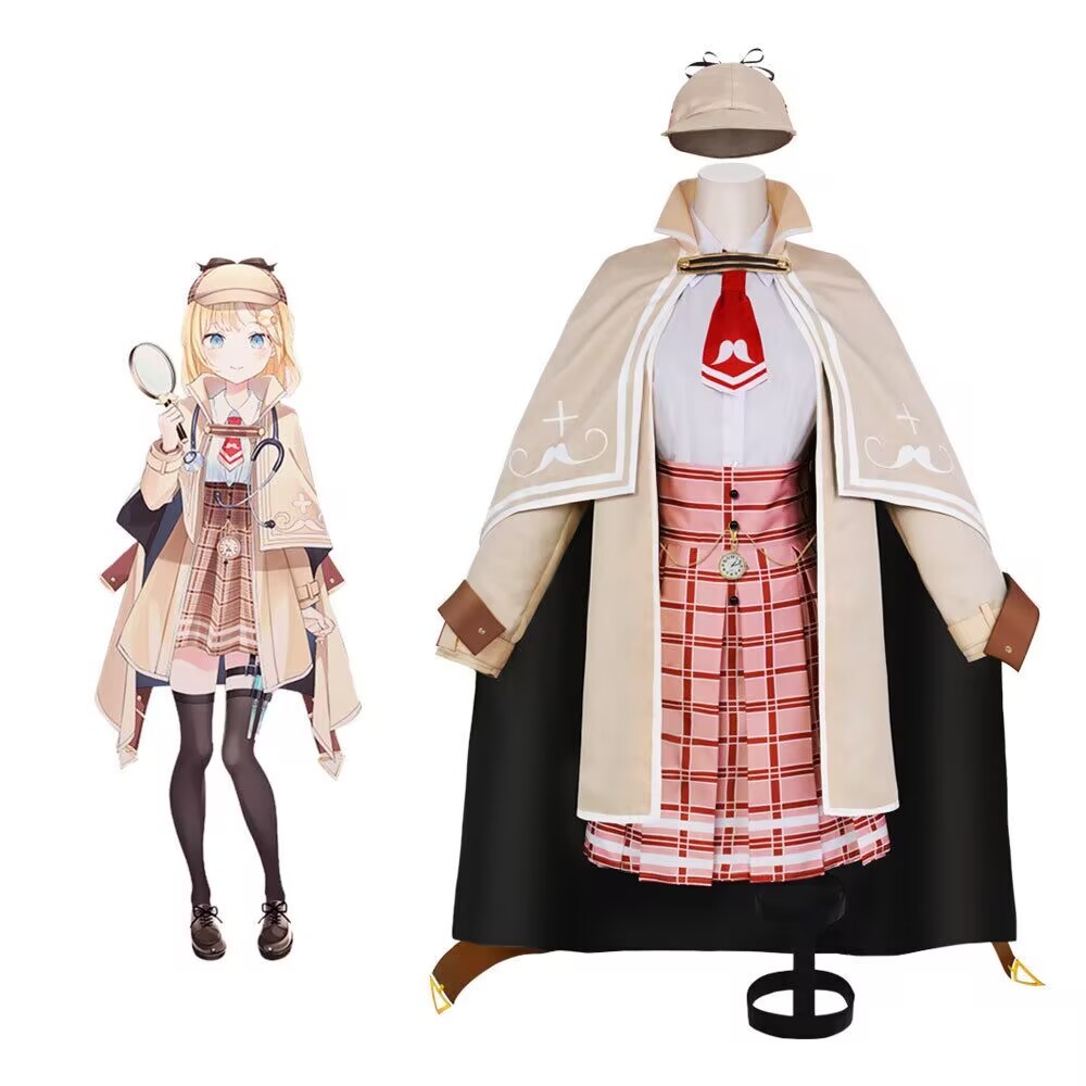 Watson Amelia Ame Cosplay Costume Hololive EN Holo Vtubers Full Set ...