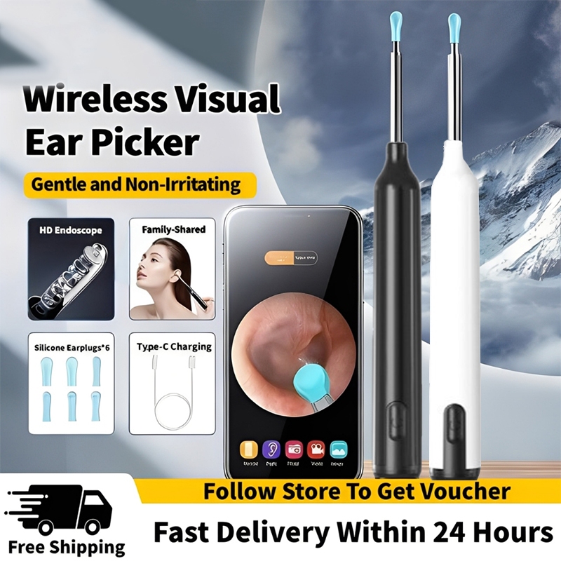 Intelligent visualization Ear Scoop Ear Cleaner Tool Ear Wax Cleaner ...