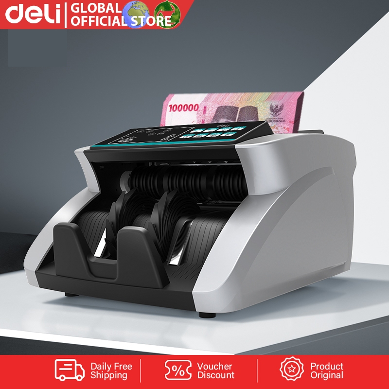 Deli Money Counter Machine CT900/CT990/CT963 Portable Currency Counter ...