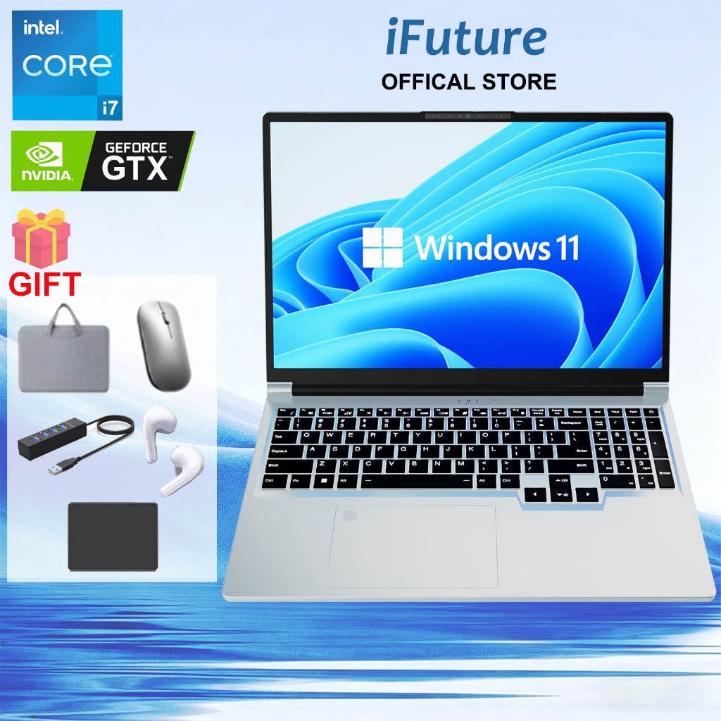 16 Inch Laptop Intel Core i7 GTX 1060 6G Laptop FHD IPS Screen 16/32G ...