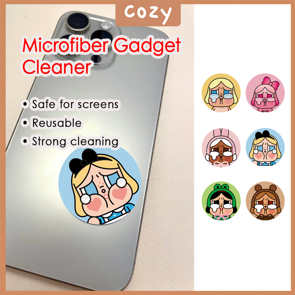 Crybaby CozySwipe Phone Screen Cleaner, Microfiber Sticky Gadget for ...