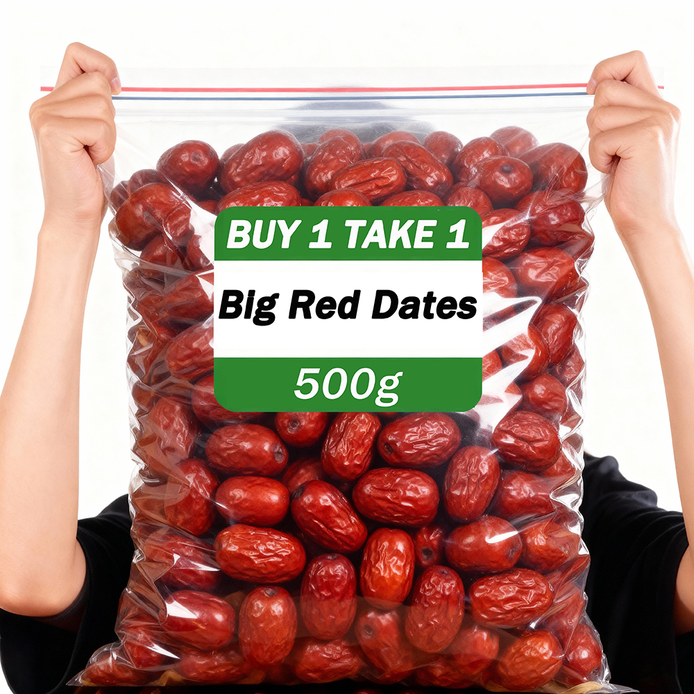 PREMIUM XINJIANG RED JUJUBES Red Jujube (250g/500g), Chinese Red Dates ...