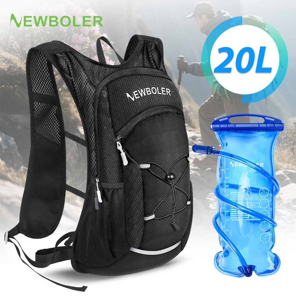 Newboler 20L Hiking Backpack Waterproof Breathable Hydration Bag Large ...