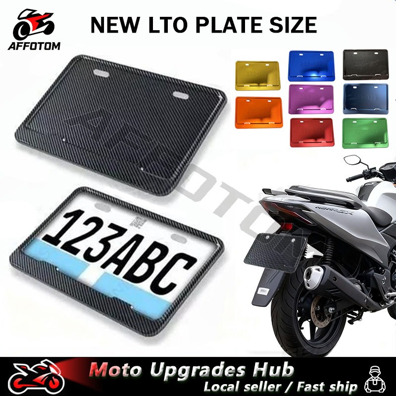 AFFOTOM 1PCS Universal ‌Aluminium‌ Alloy Plate Cover For Motorcycle New ...
