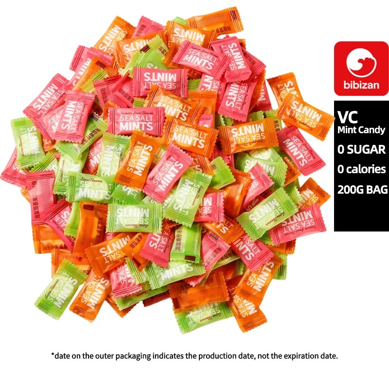 BIBIZAN VC Mints Candy Fresh Breath Candy zero sugar zero calories ...