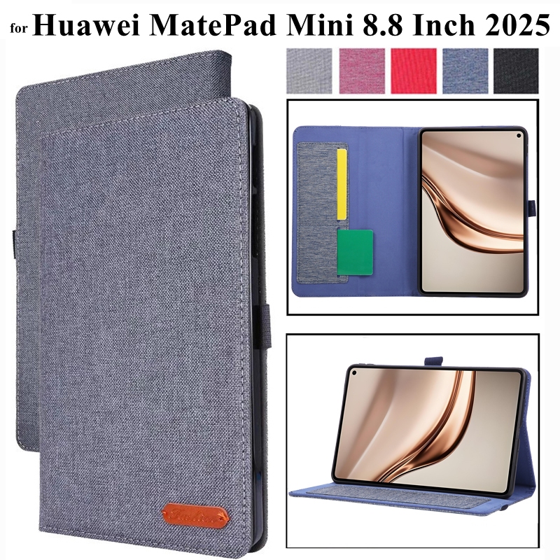 for Huawei MatePad Mate Pad Mini 8.8 Inch 2025 Cover Cowboy Pattern PU Leather Case With ...