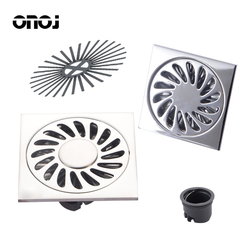 ONOJ 304 Stainless Steel Anti-Odor Drain, Press Cover, Multi-Functional ...