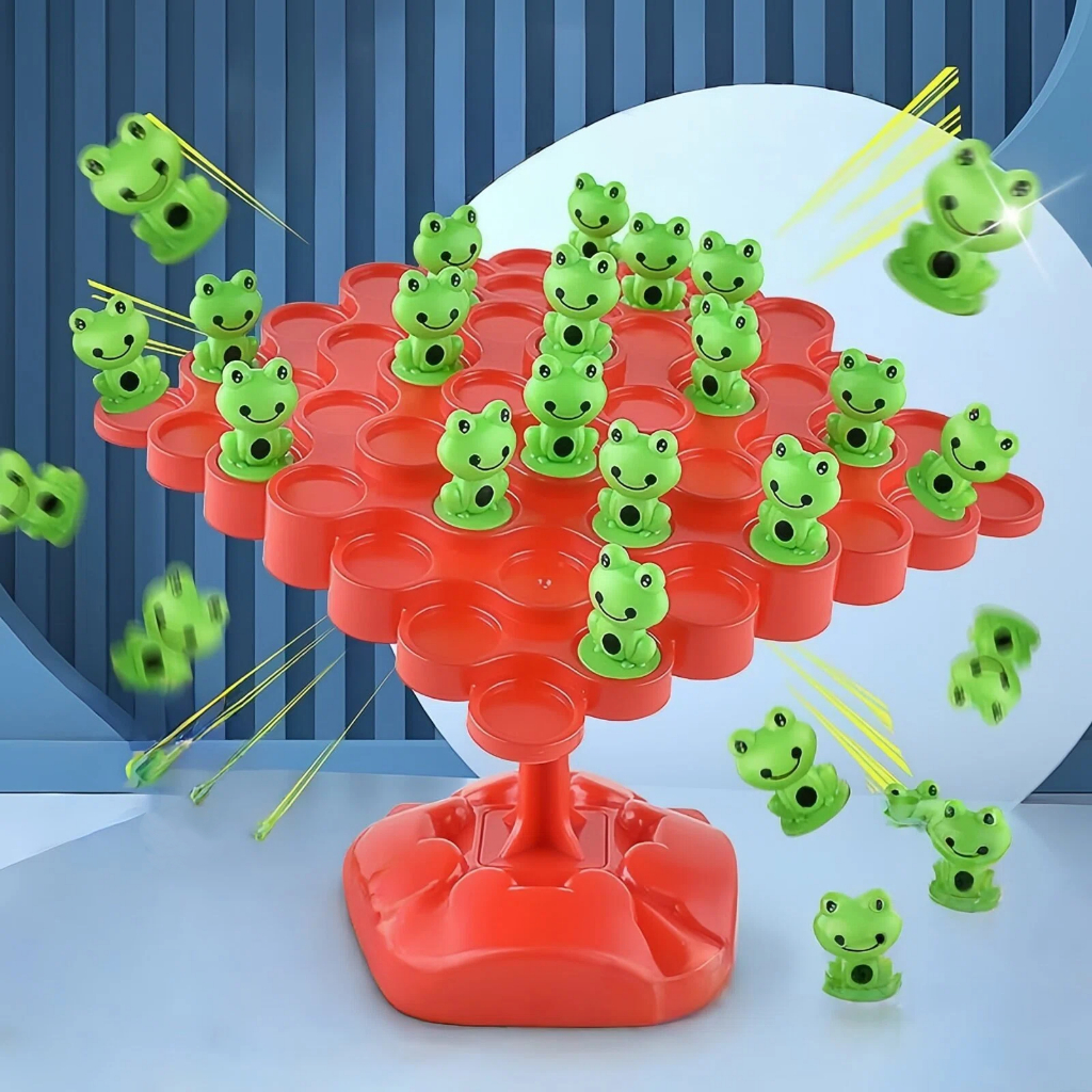 QiQi Math Toy Frog Balance Tree Educational Parent-child Interaction ...