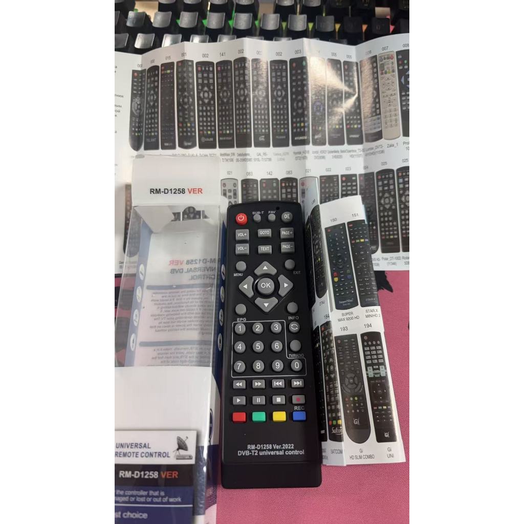 RM-D1258 GSAT PINOY REMOTE CONTROL (for gpinoy box Universal) | Shopee ...