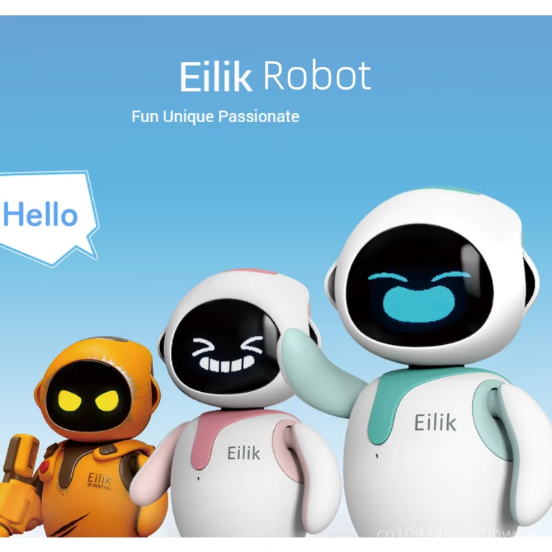Eilik DQ Touch Interactive Toys Cute Robot Pets with Abundant Emotions ...