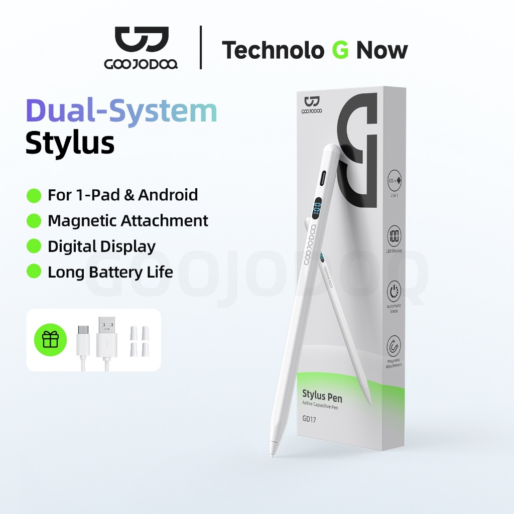 GOOJODOQ Stylus Pens Capacitive Pen Magnetic Attachment for Pad Tablets ...