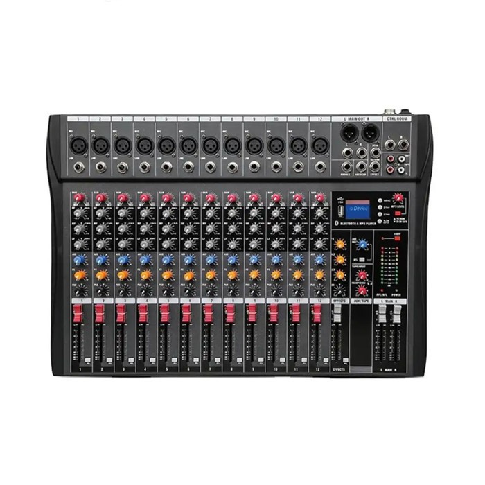 CT-120S 48V Phantom Power 12 channel sound system dj mixer mixing ...