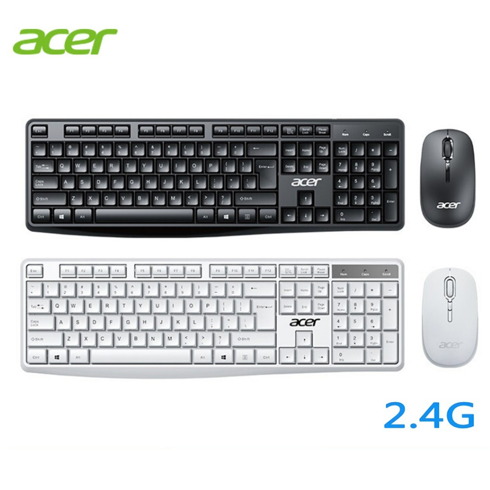 Acer Wireless Keyboard and Mouse Set KM41-2K Three Speed DPI 2.4G ...
