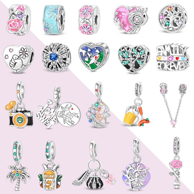 925 Silver Retro Surprise Ball Charm, Suitable for Jewelry Chain ...