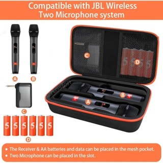 Portable Storage Bag Wireless Microphone Carrying Case for JBL Wireless ...